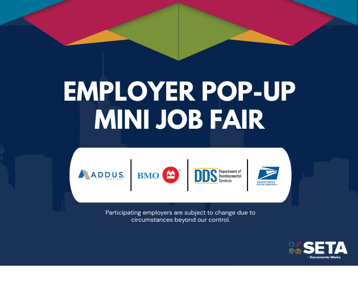 Employer Pop-Up Mini Job Fair - SETA